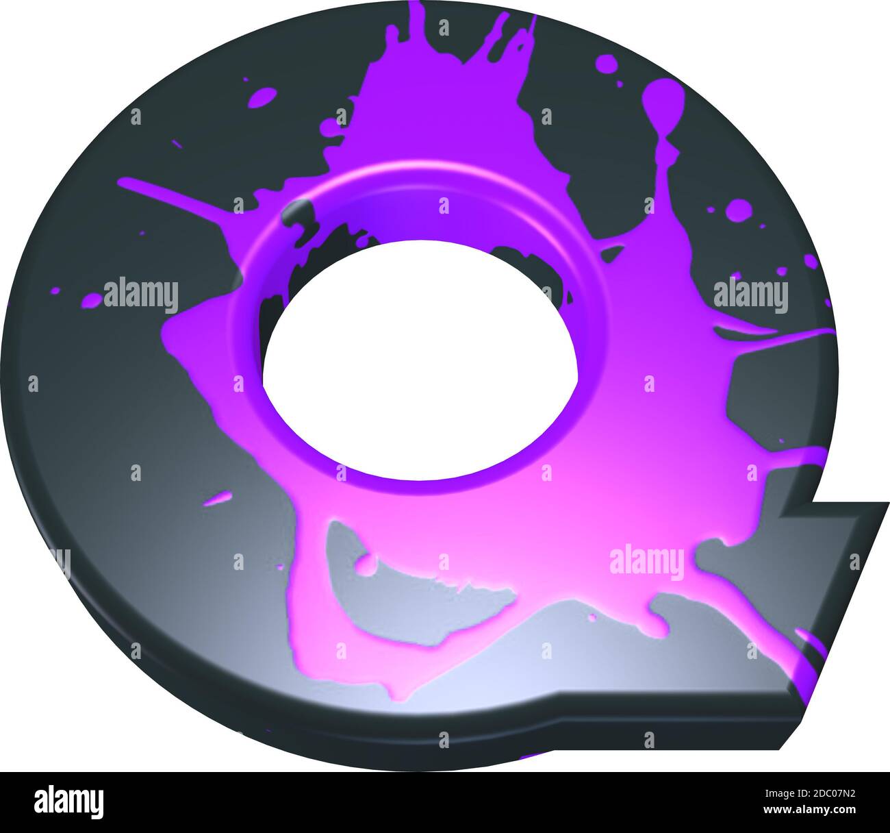 3D font design. Lettering design Stock Photo - Alamy
