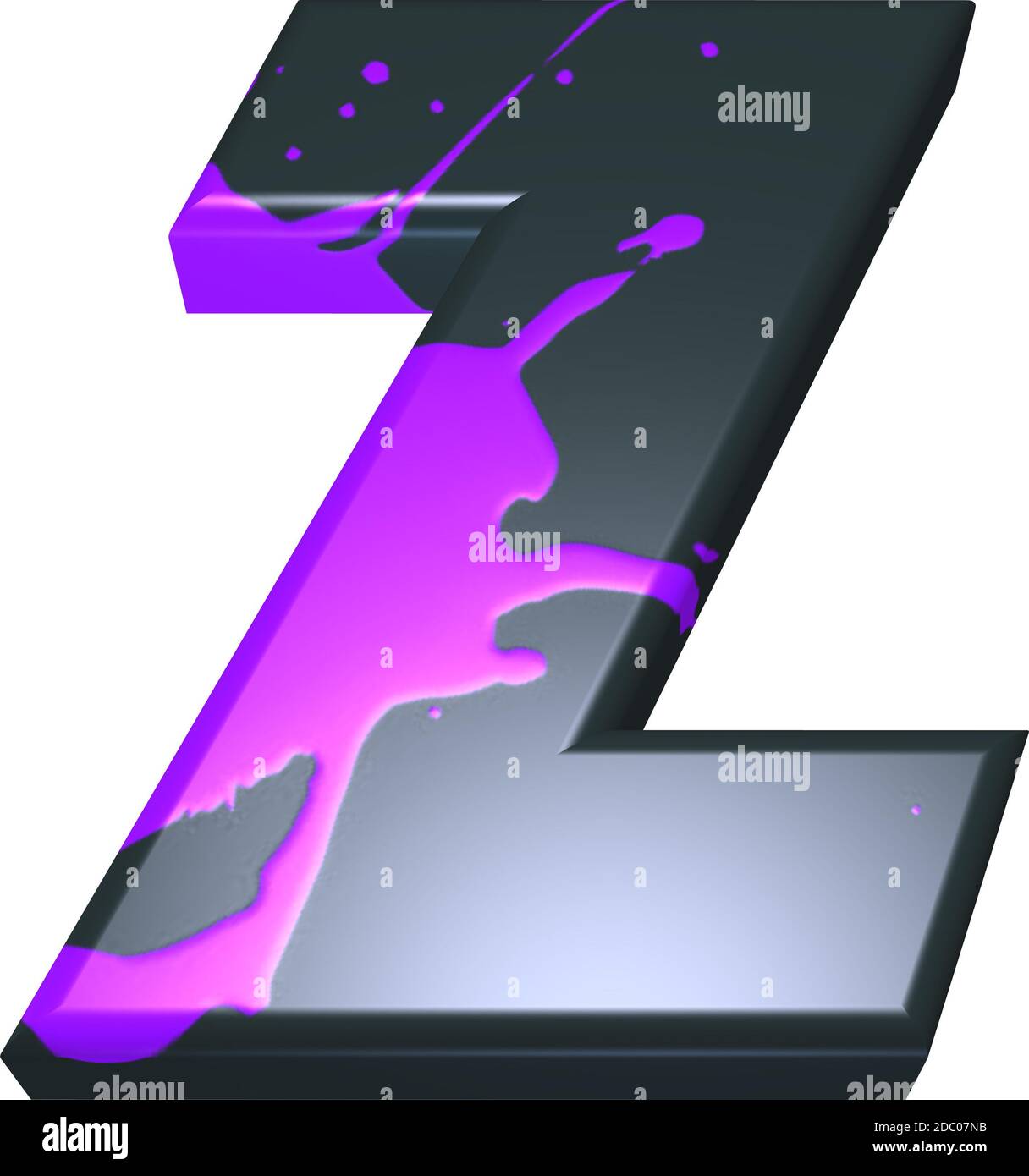 3D font design. Lettering design Stock Photo - Alamy