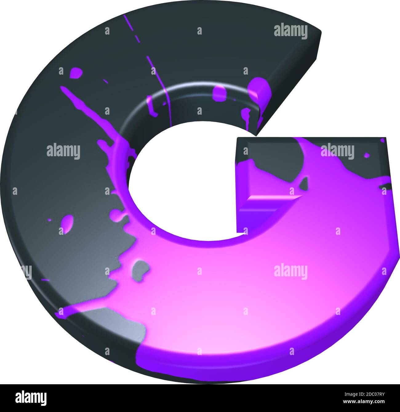 3D font design. Lettering design Stock Photo - Alamy