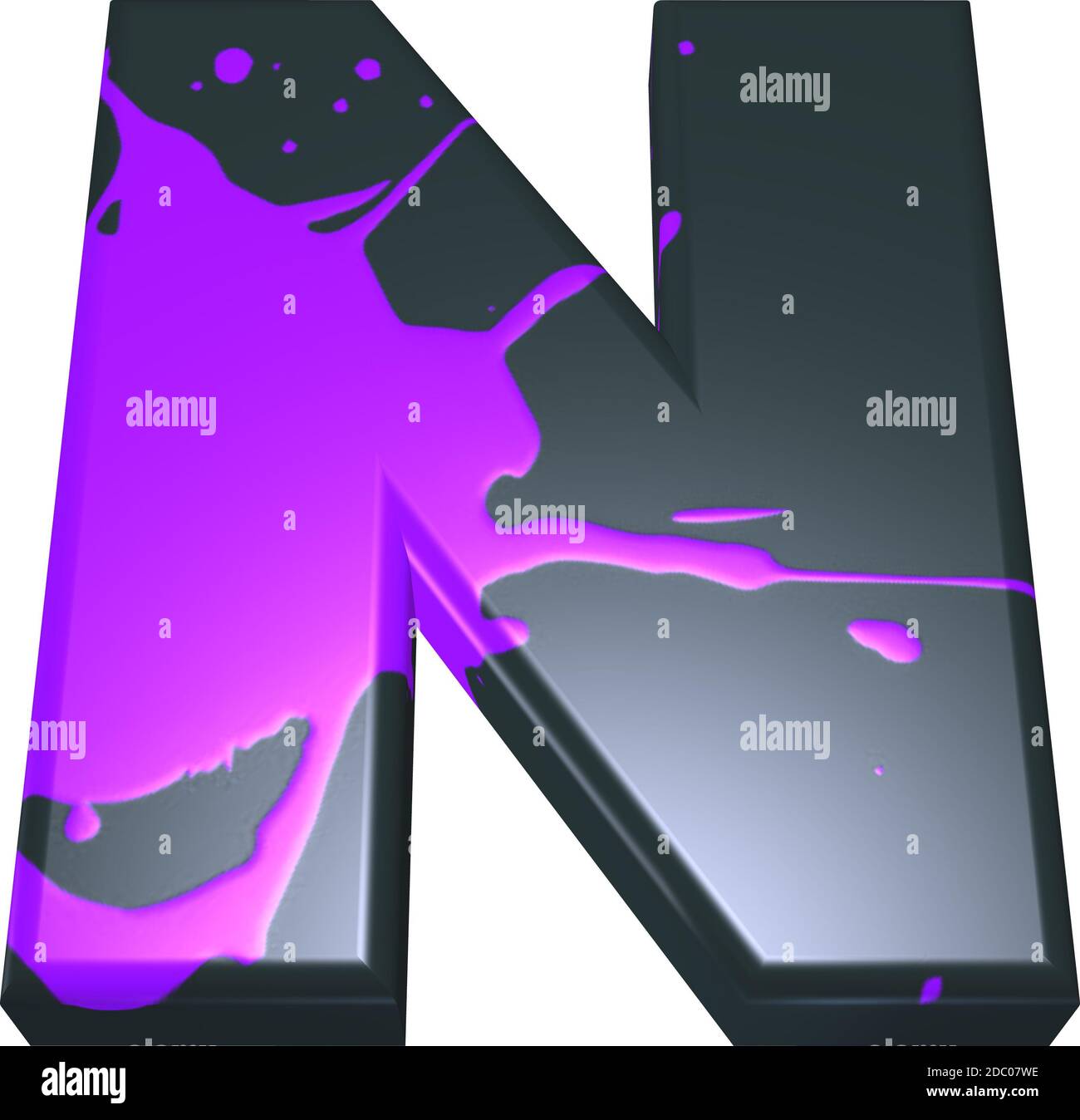 3D font design. Lettering design Stock Photo - Alamy