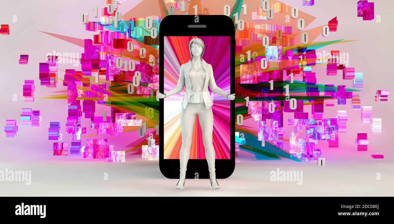 Smartphone Market Manufacturing Industry as a Business Concept Stock ...