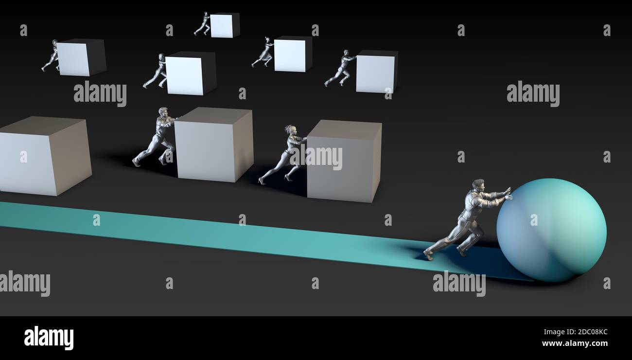 Thought Leader and Visionary Thinking as a Business Concept Stock Photo ...