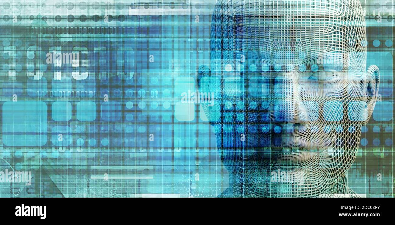 Man Machine Integration Design and Analytics System Stock Photo - Alamy