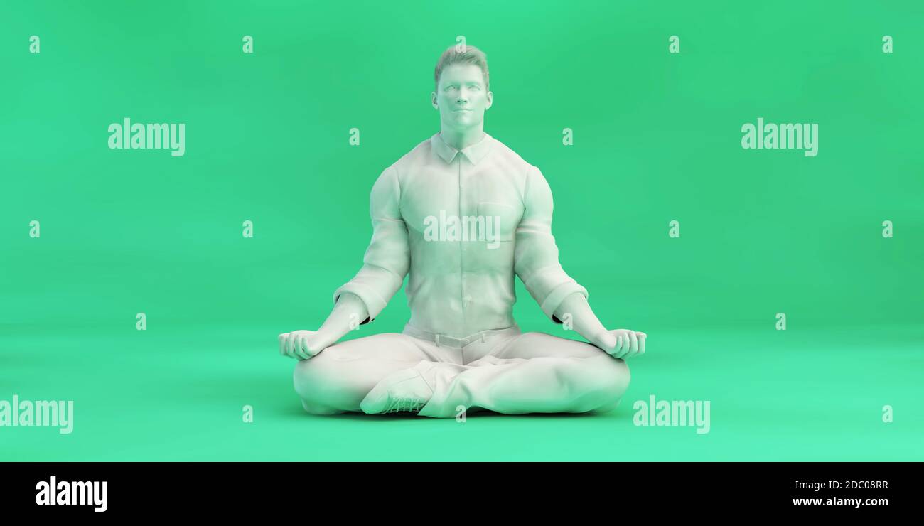 Blocking Out Distractions and Meditating Personal Bubble Space Stock ... Blocking Out Distractions and Meditating Personal Bubble Space Stock ...