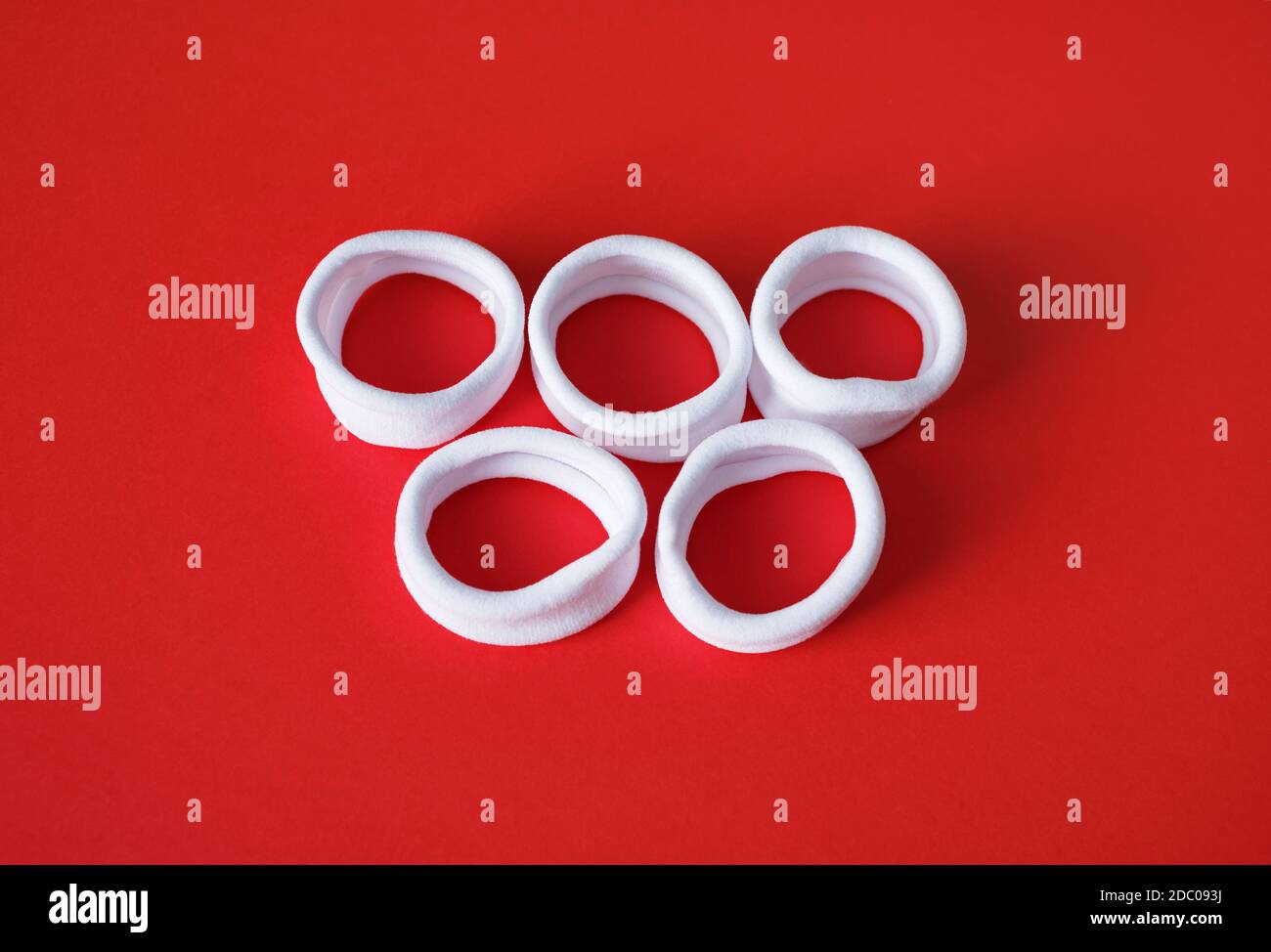 Olympic rings symbol background hi-res stock photography and images - Alamy