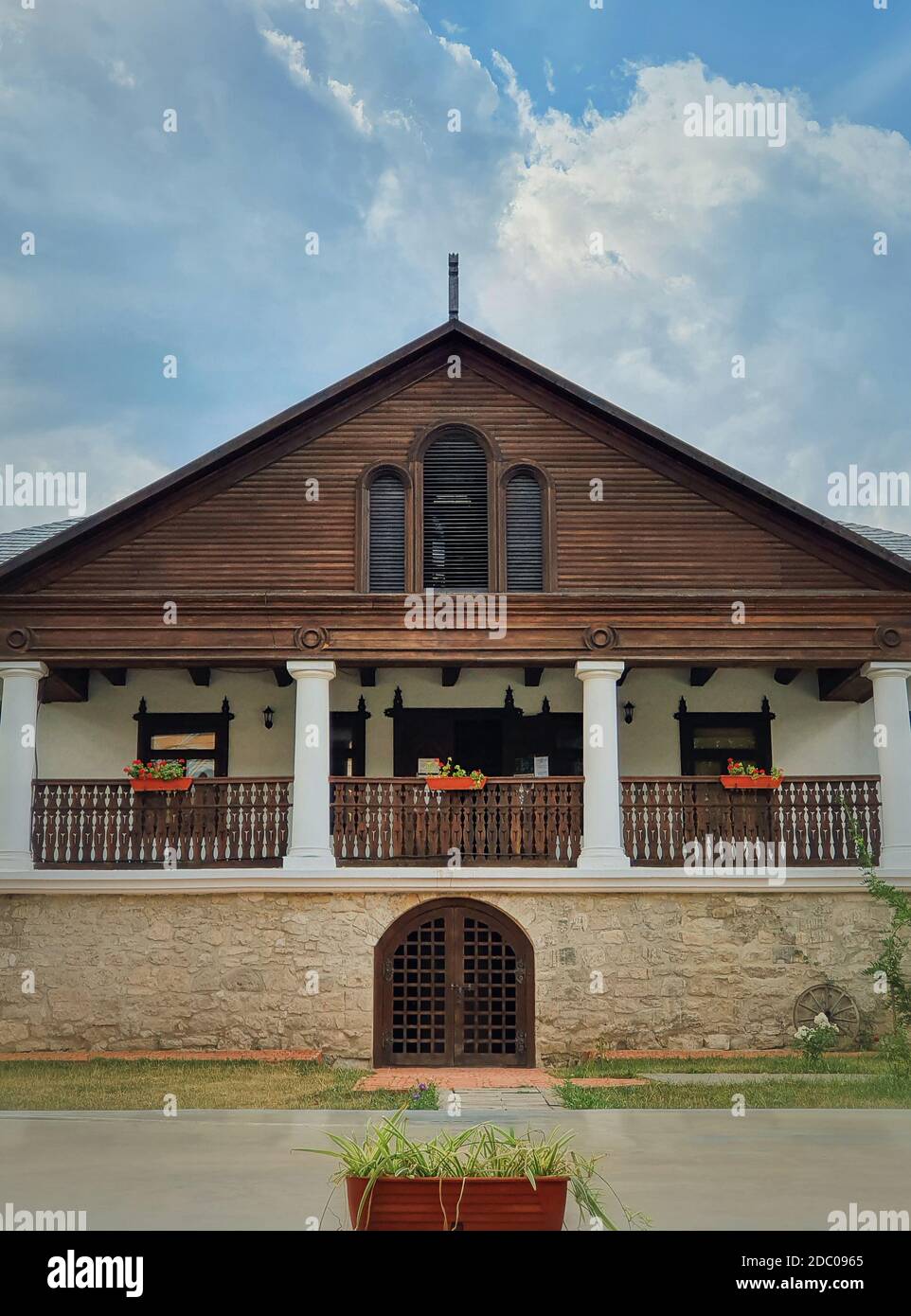 The Museum house facade at Manuc Bei mansion, architectural, culture ...