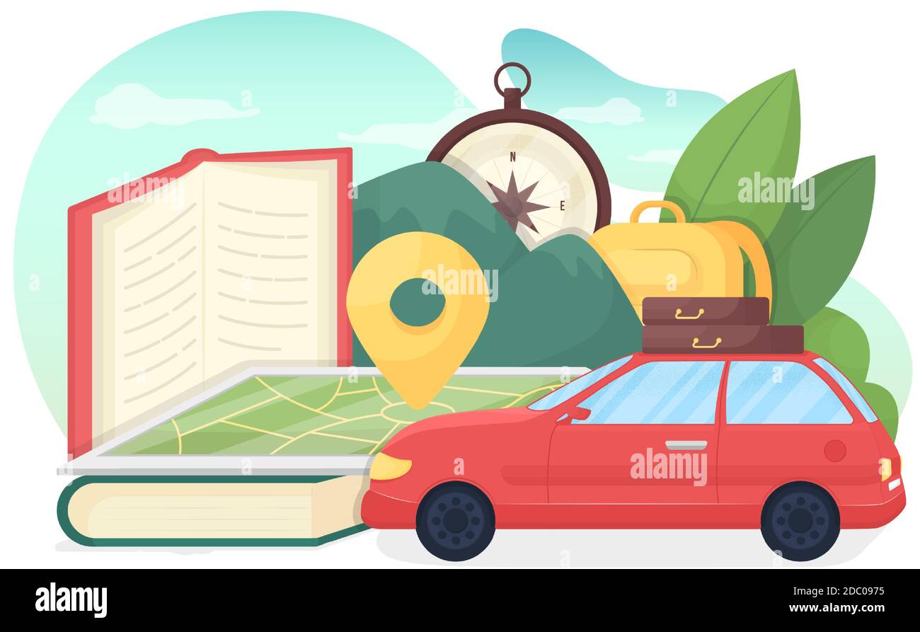 Education tourism flat concept vector illustration Stock Vector Image ...