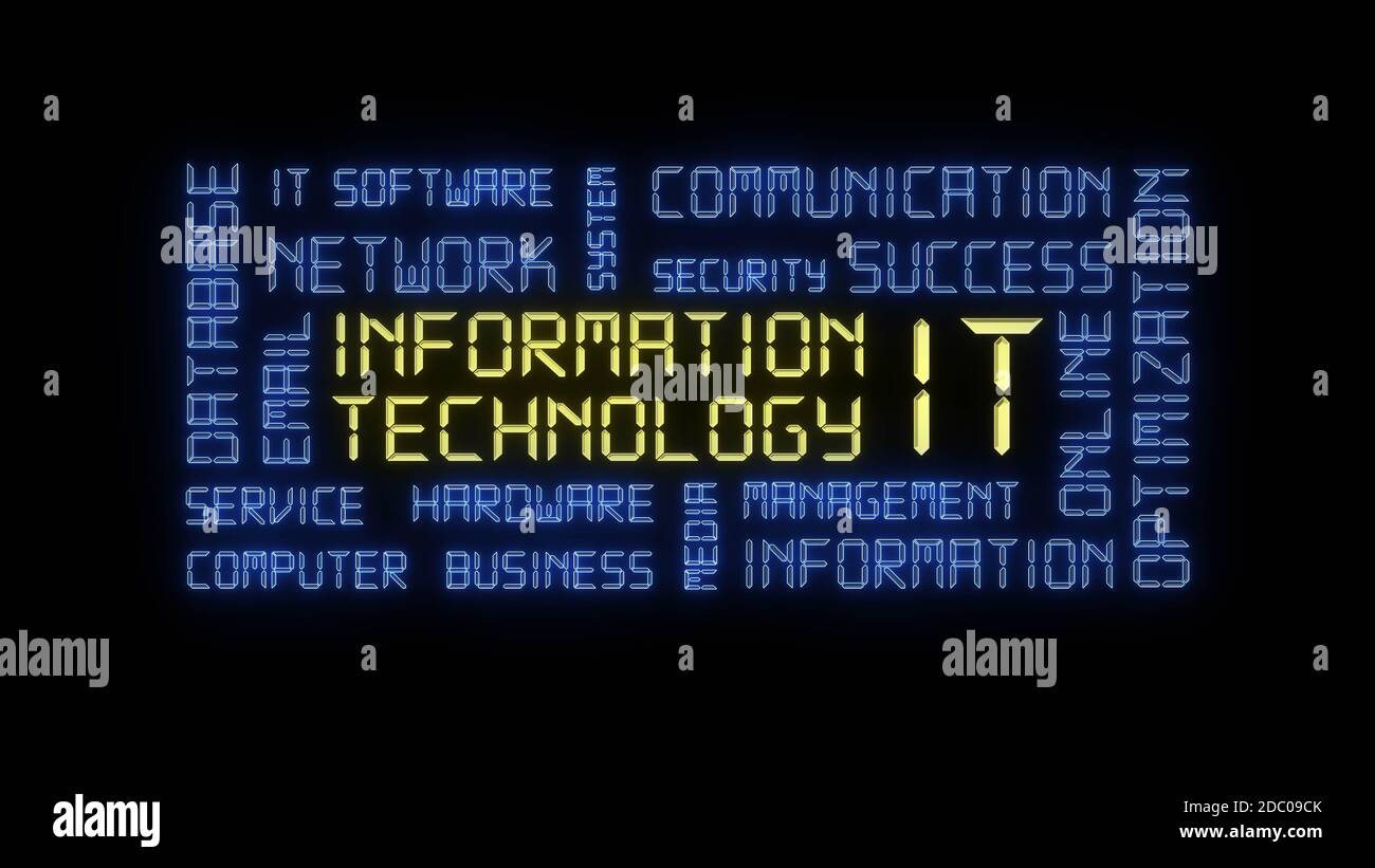 Conceptual focus on IT or ITSM Information Technology Service ...