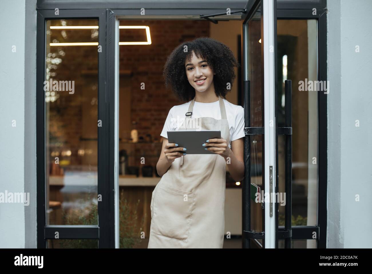 New normal, takeaway coffee and social distance Stock Photo - Alamy