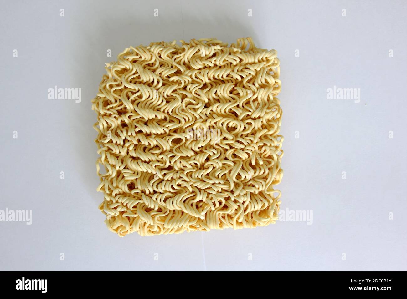 Instant noodle , top view, isolated on white background Stock Photo - Alamy