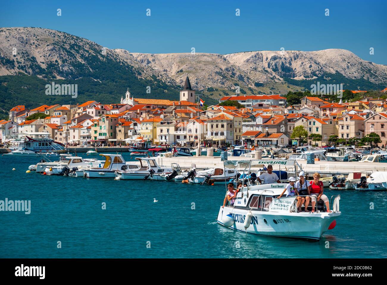 Baška, island Krk Stock Photo - Alamy