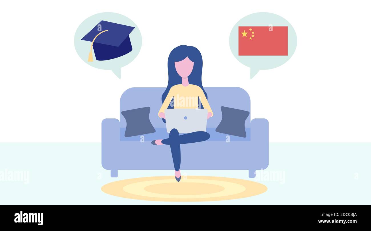 Chinese university student uk Stock Vector Images - Alamy