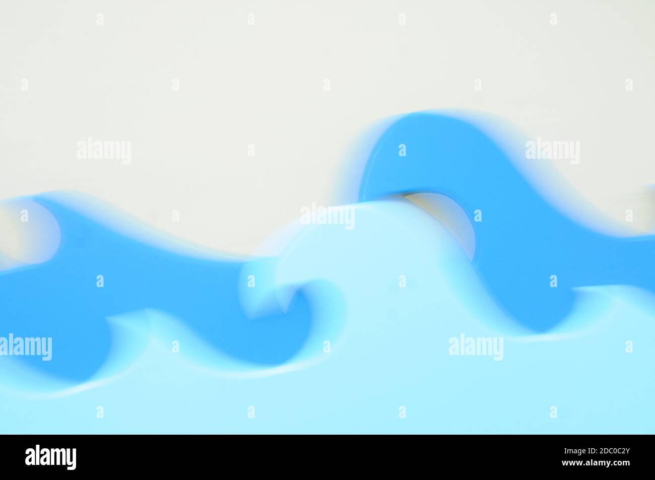 the color blue, associated with harmony, cold, infinity and sadness ...