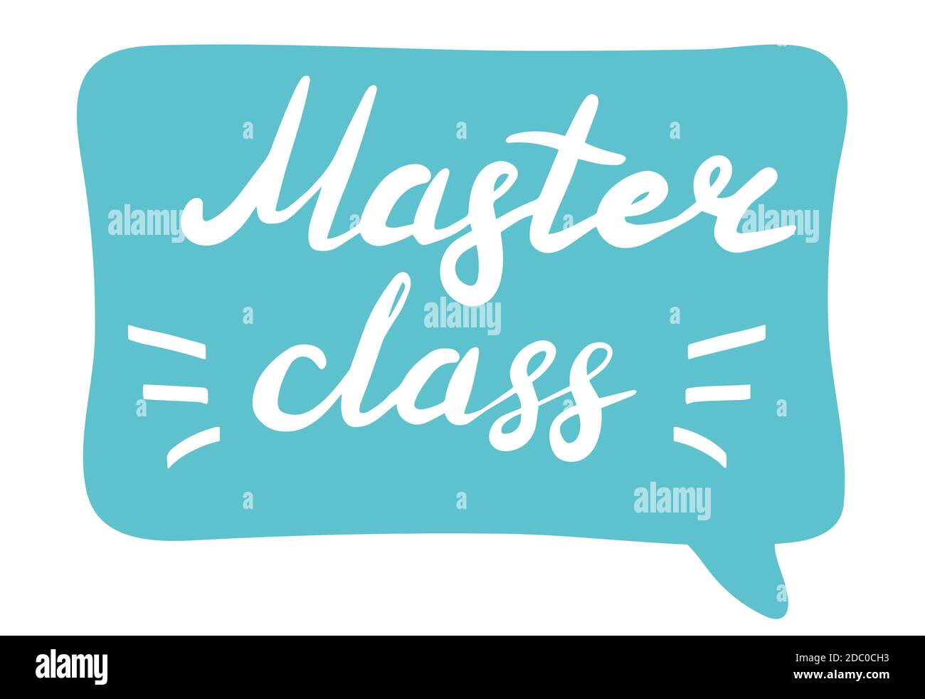 Master class, online education concept. Logo, badge, poster, banner ...