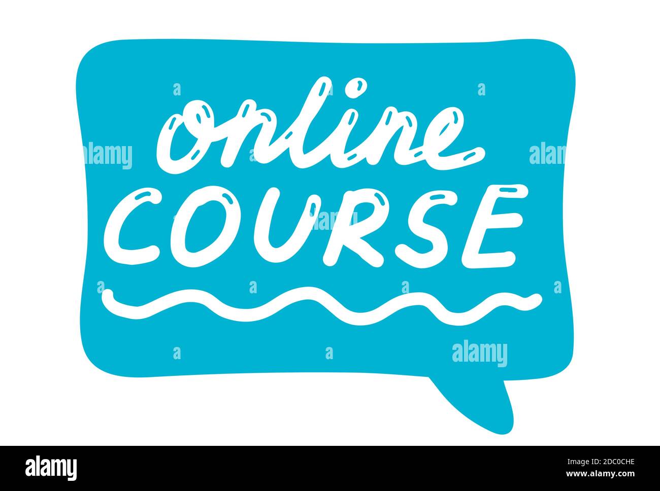 Online course, training education concept. Logo, badge, poster, banner ...