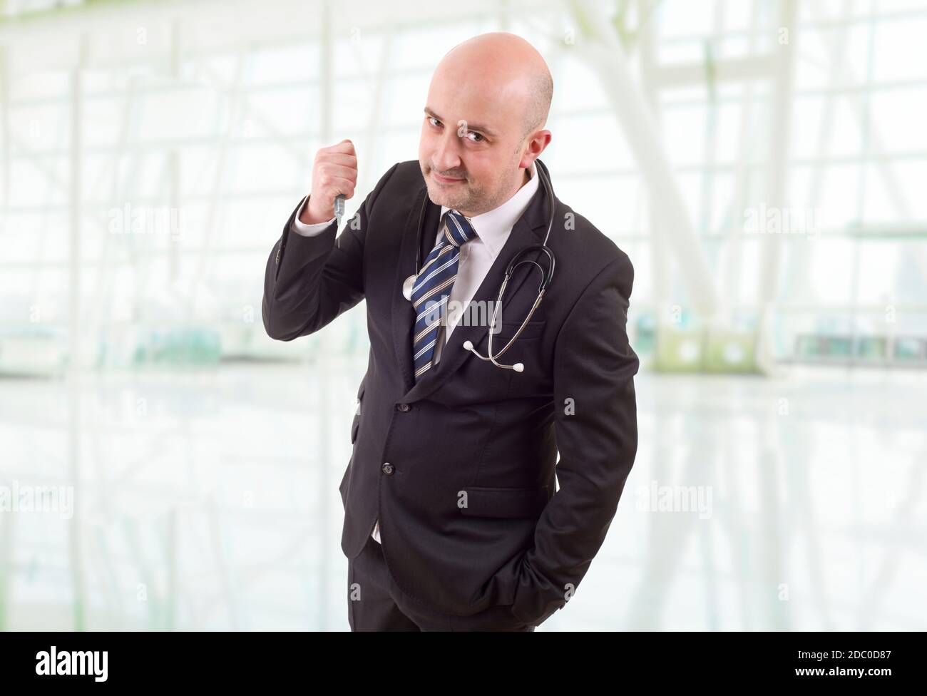 silly male doctor, at the hospital Stock Photo - Alamy