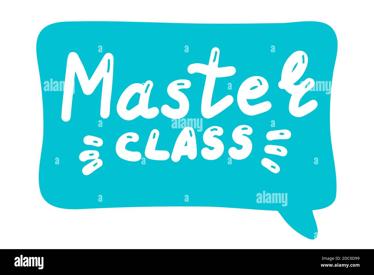 Master class, online education concept. Logo, badge, poster, banner ...