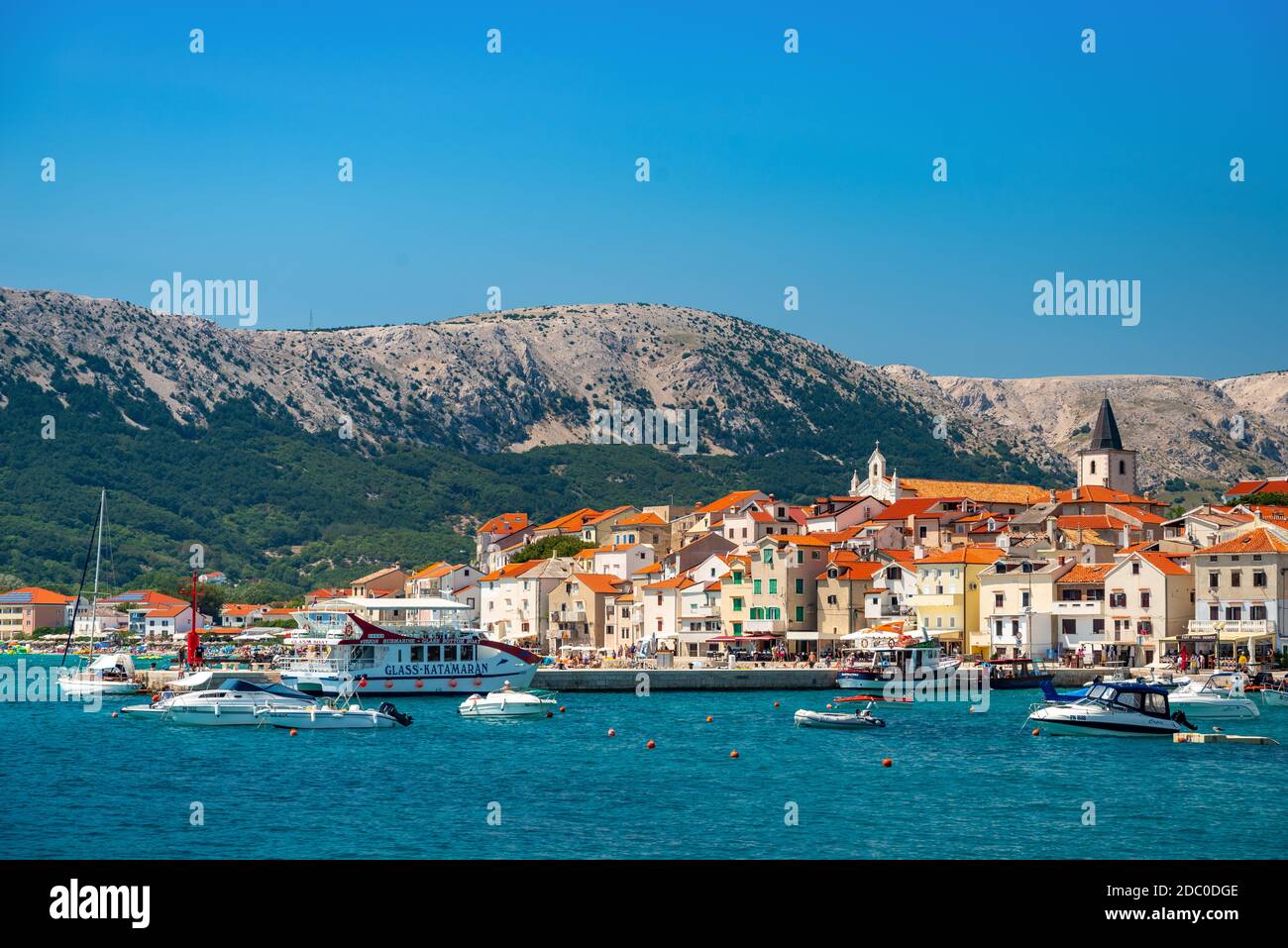 Baška, island Krk Stock Photo - Alamy