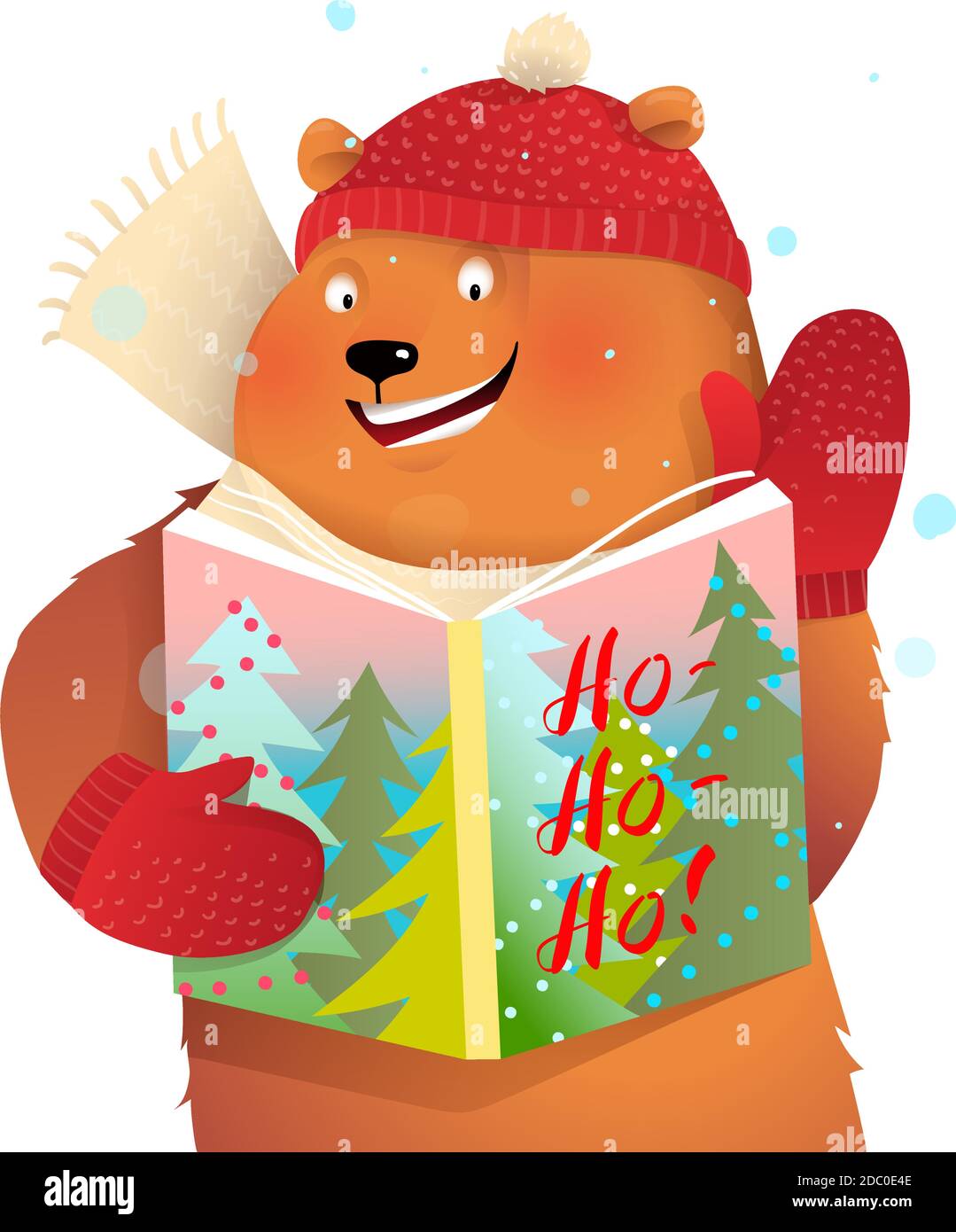 Child studying christmas Stock Vector Images - Alamy