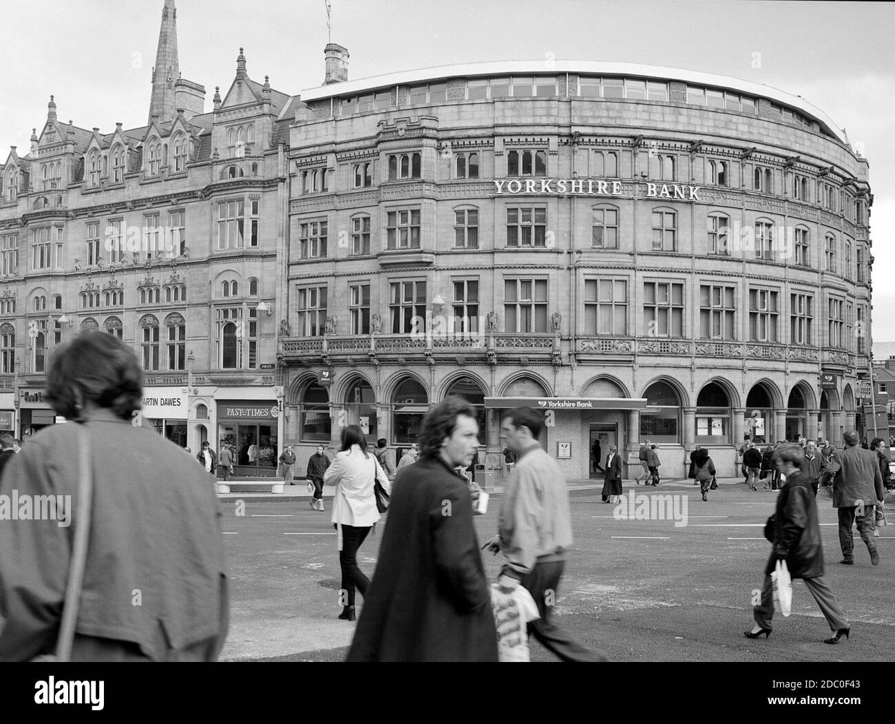 1997, Yorkshire Bank Building on High Street at Sheffield, Northern ...