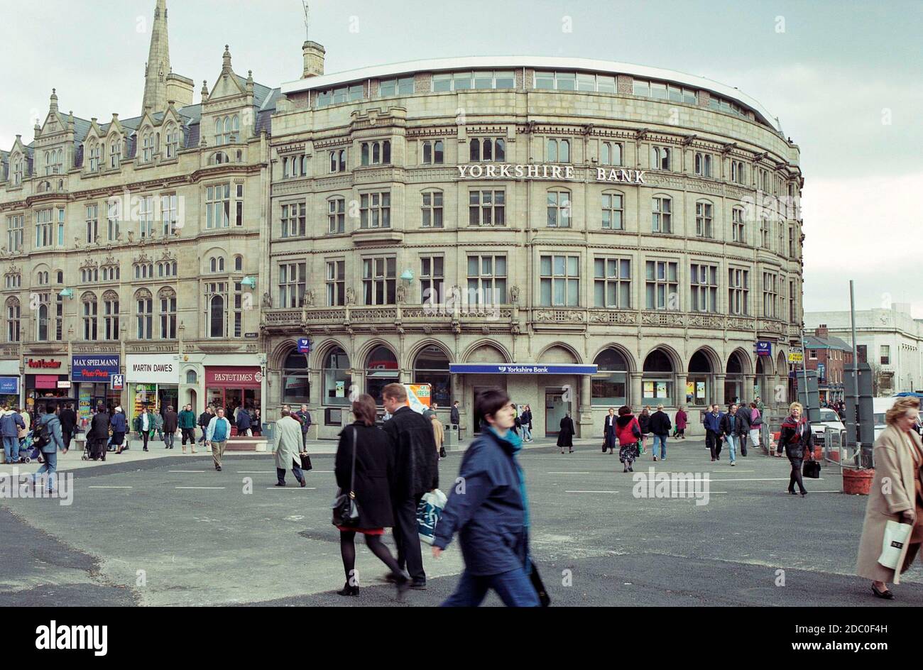 1997, Yorkshire Bank Building on High Street at Sheffield, Northern ...