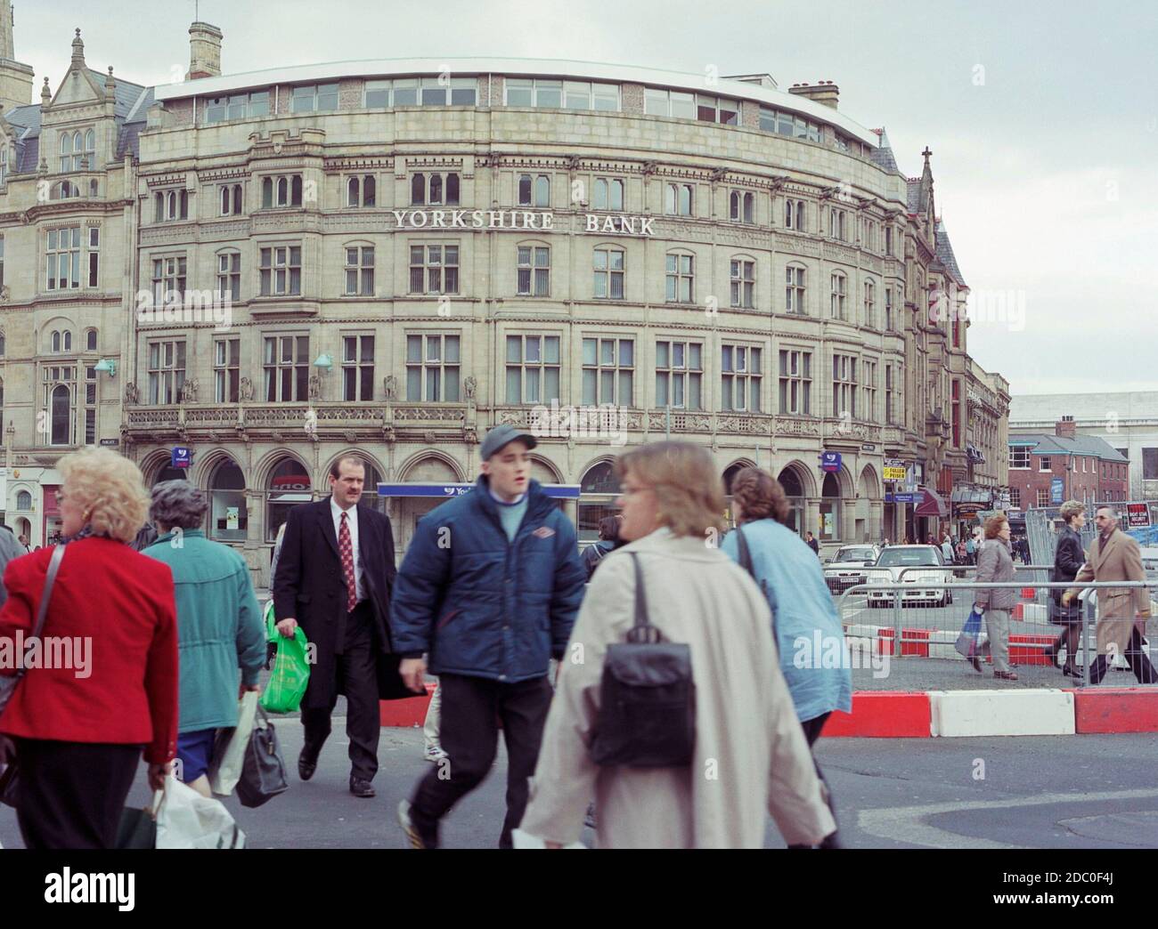 1997, Yorkshire Bank Building on High Street at Sheffield, Northern ...