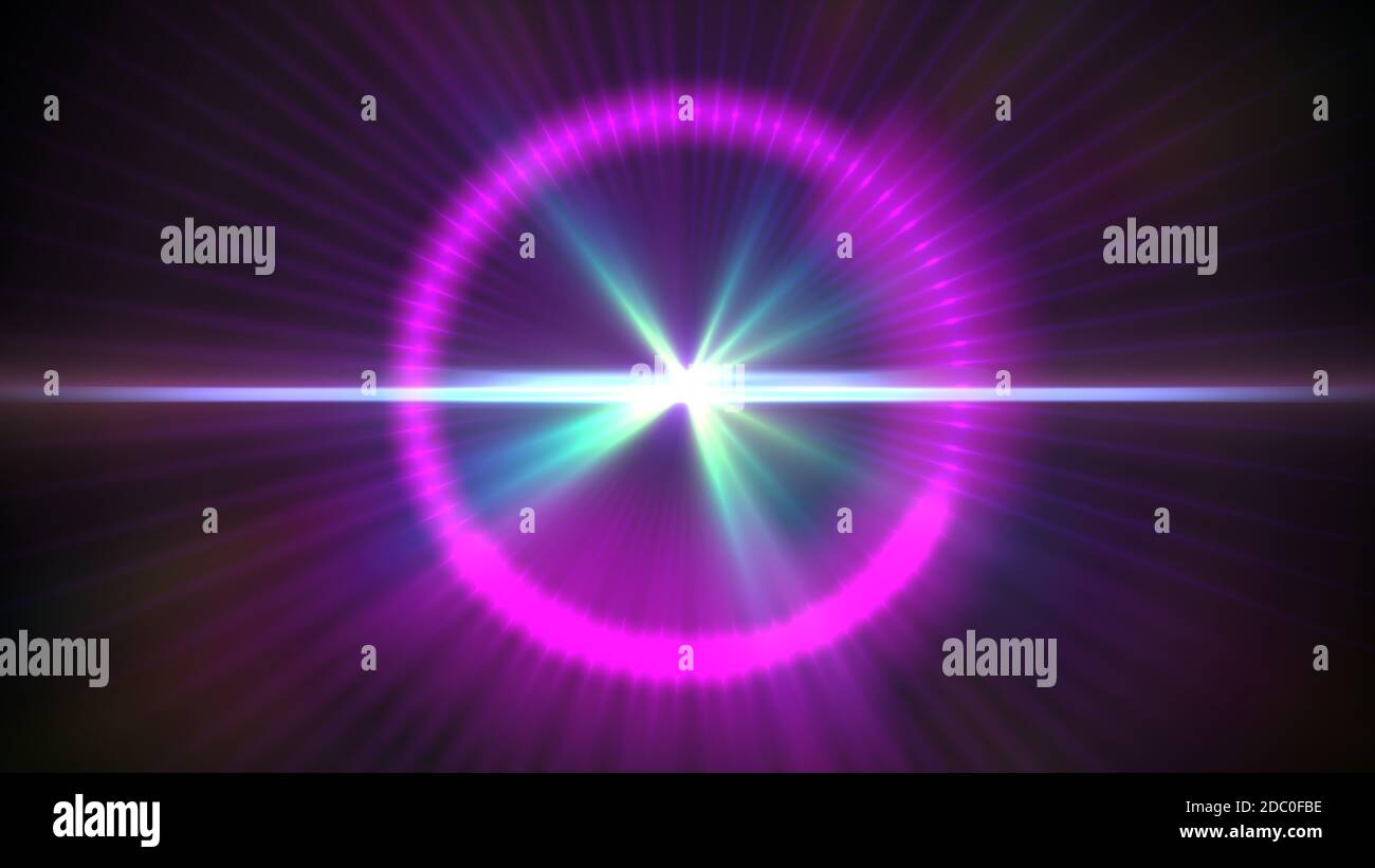 pulse ray light star abstract, render illustration Stock Photo - Alamy