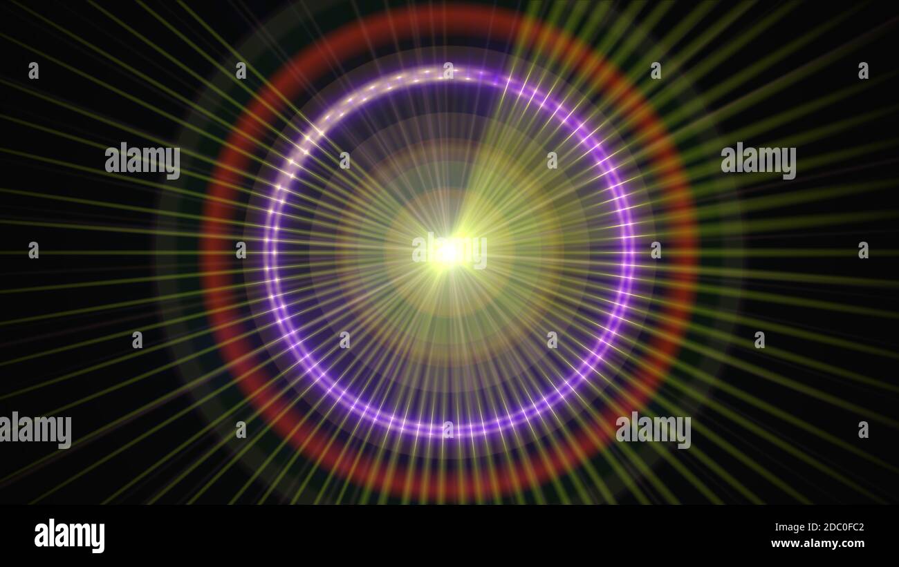 pulse ray light star abstract, render illustration Stock Photo - Alamy