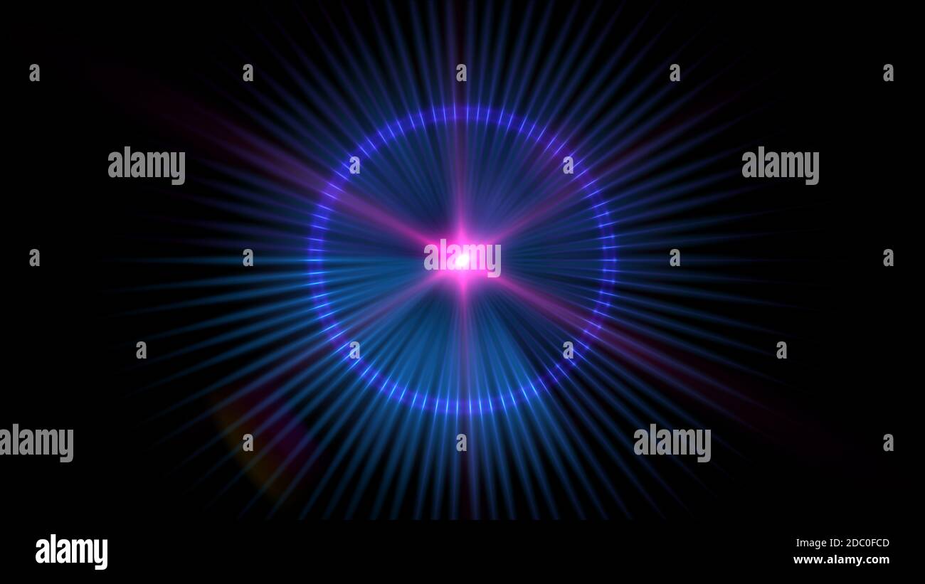 pulse ray light star abstract, render illustration Stock Photo - Alamy