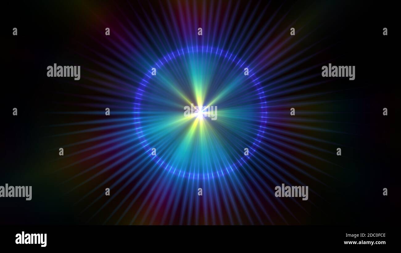 pulse ray light star abstract, render illustration Stock Photo - Alamy