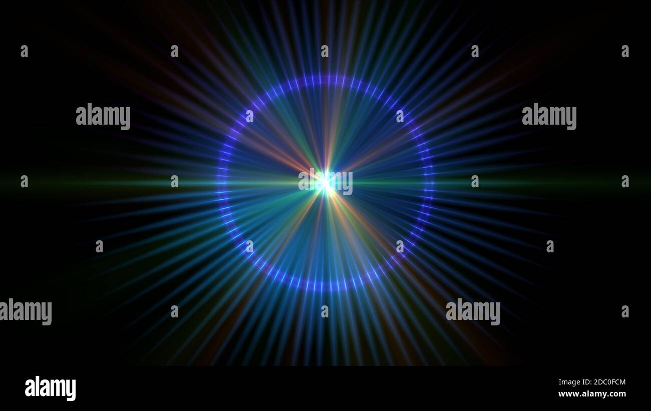 pulse ray light star abstract, render illustration Stock Photo - Alamy