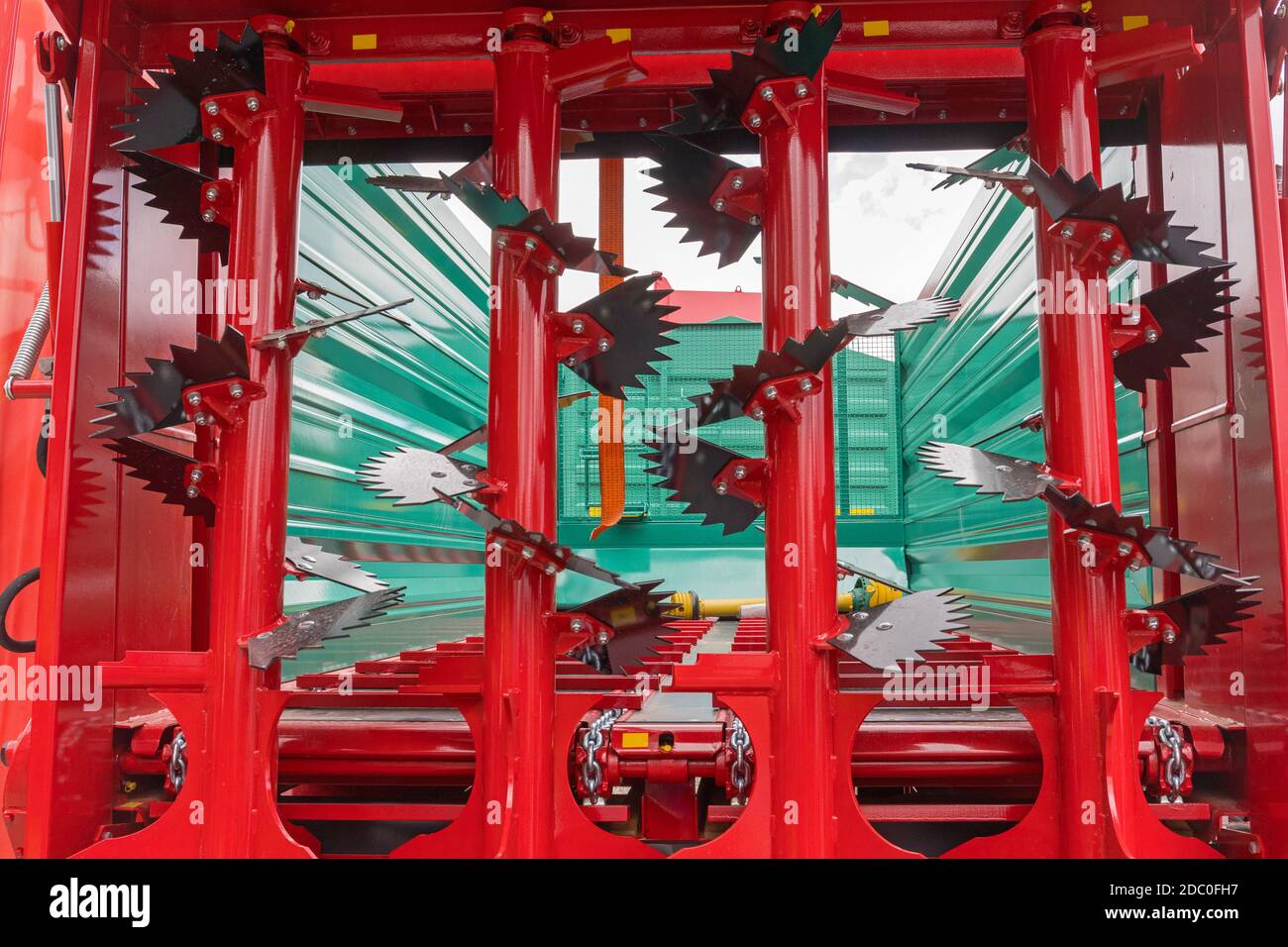 Manure Spreader Machine Trailer for Agriculture Stock Photo - Alamy