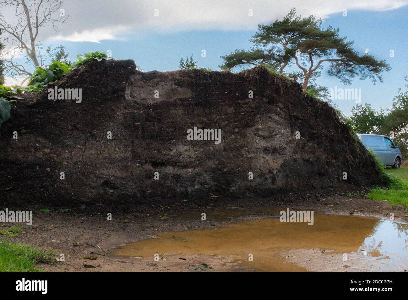 COMPOST PILE AT GREAT DIXTER HOUSE & GARDENS, EAST SUSSEX, UK Stock ...