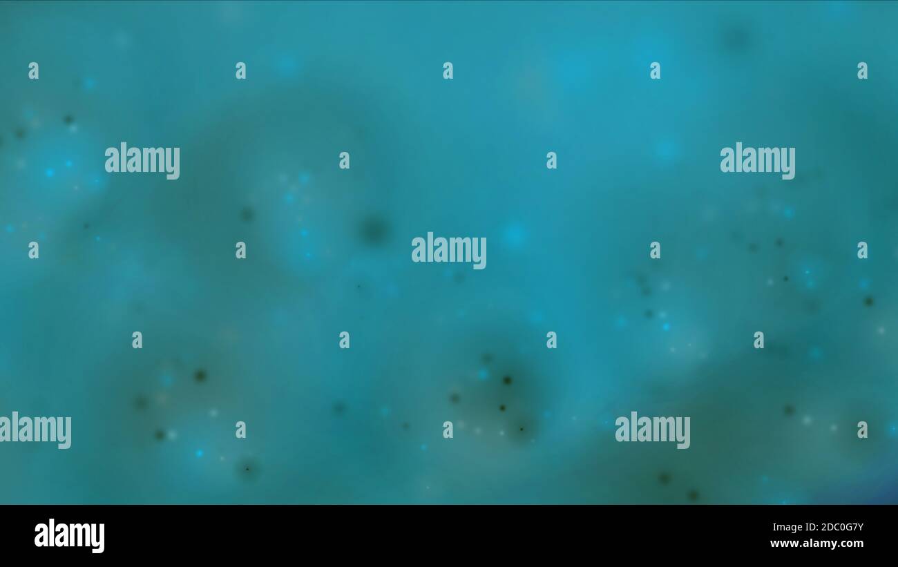 biological contaminated water microscope close up. illustration render ...