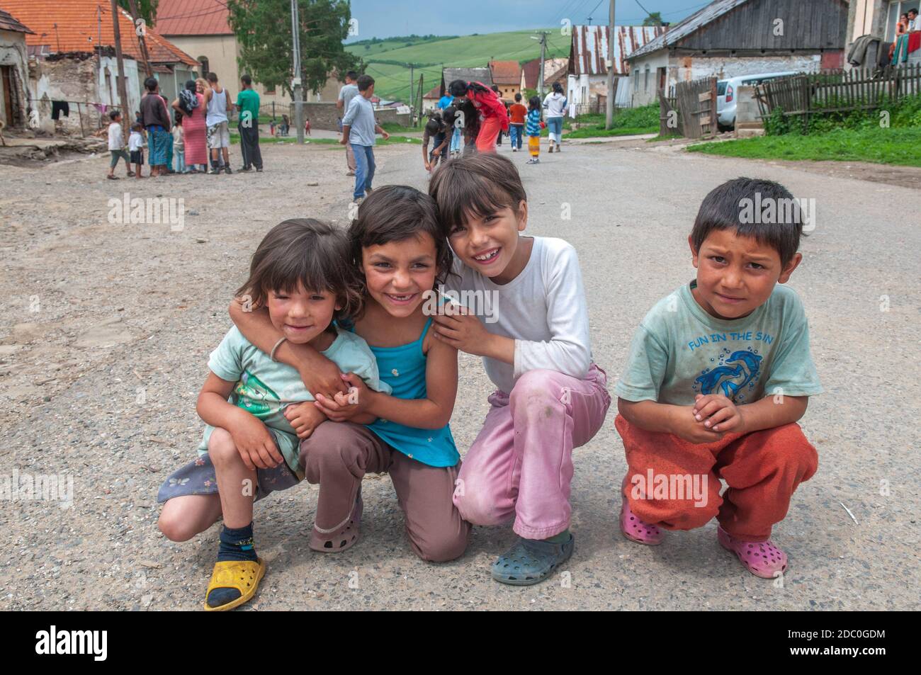 5/16/2018. Lomnicka, Slovakia. Roma community in the heart of Slovakia ...