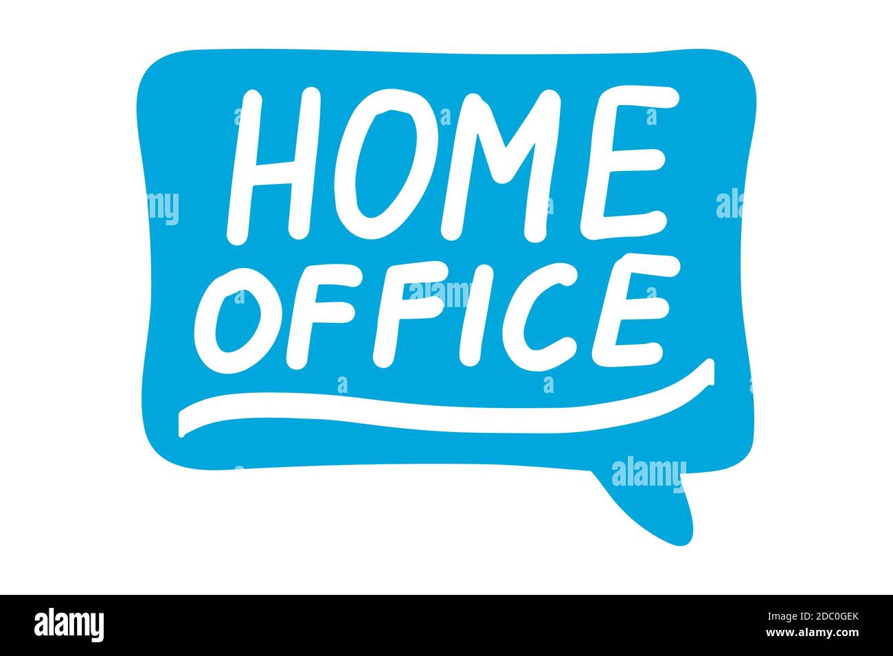 Home office. lettering calligraphy illustration. Work online,working ...