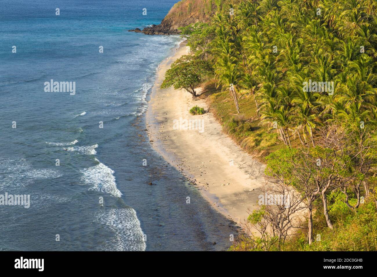 Beautiful landscape of Senggigi beach, Lombok island, scenic travel ...