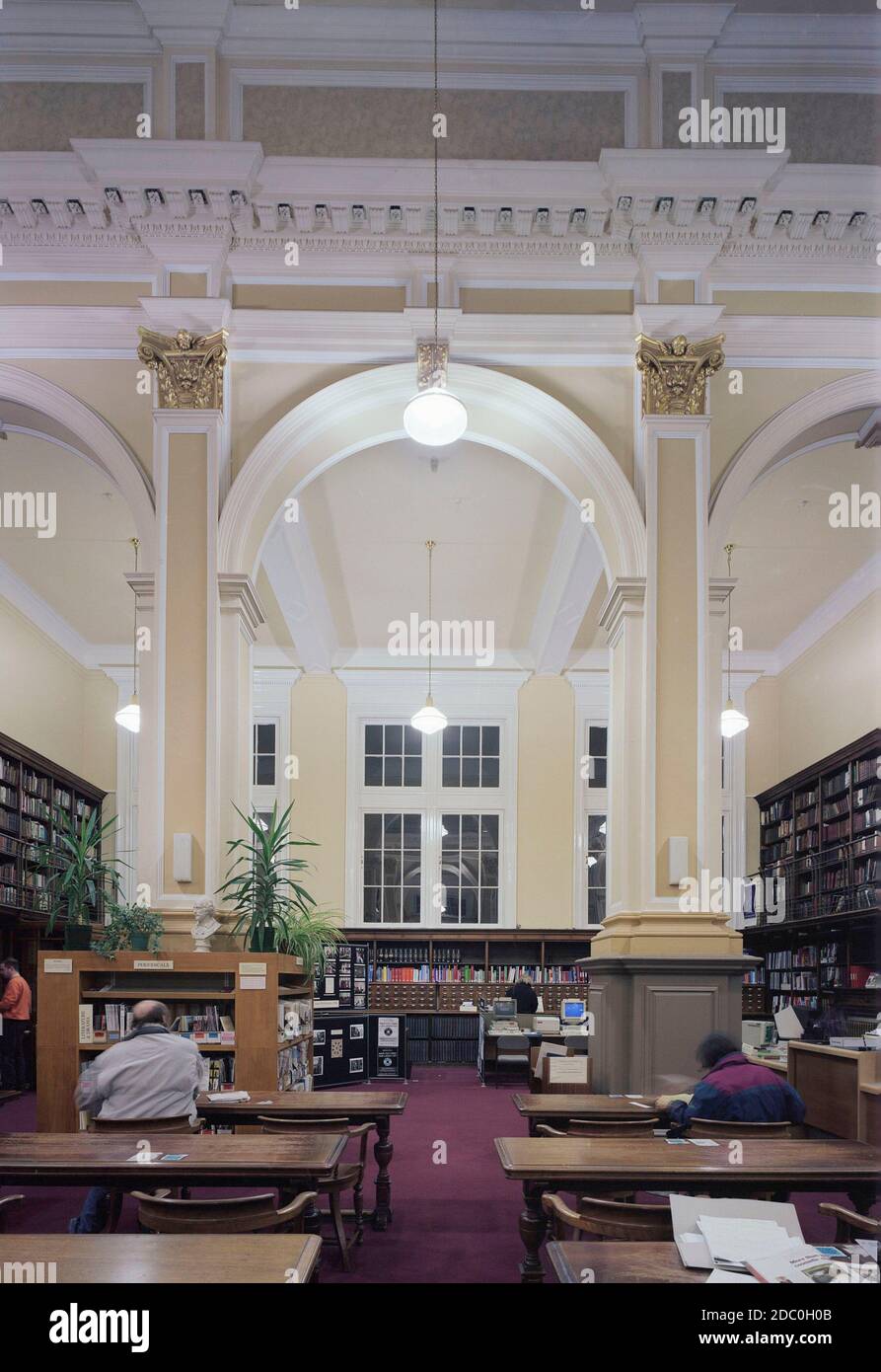 1997, The interior of Edinburgh central Library, Scotland. UK Stock ...