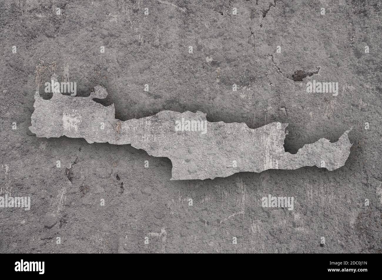 Vintage map of crete hi-res stock photography and images - Alamy