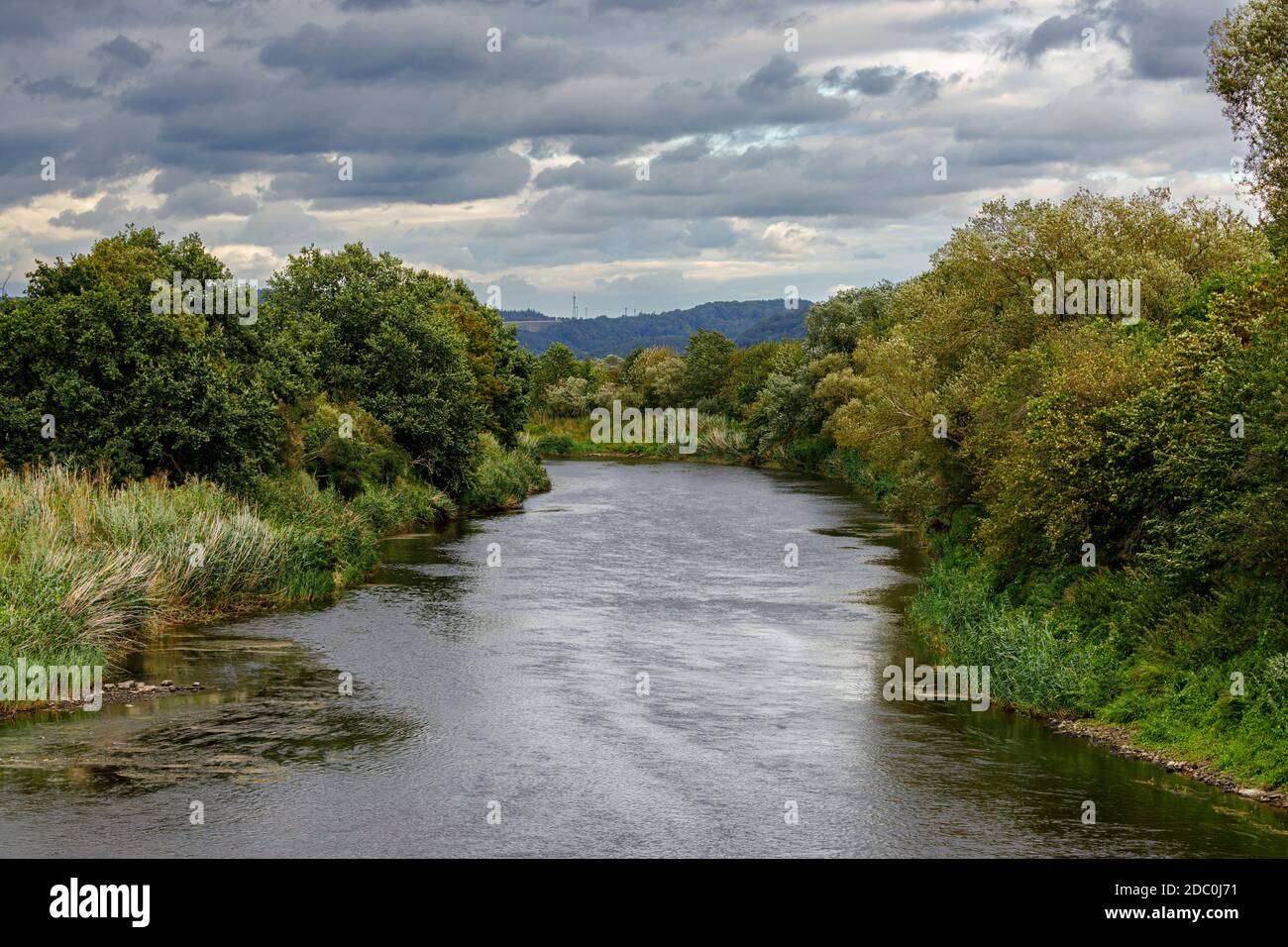 The Werra River between Hesse and Thuringia in Germany Stock Photo - Alamy