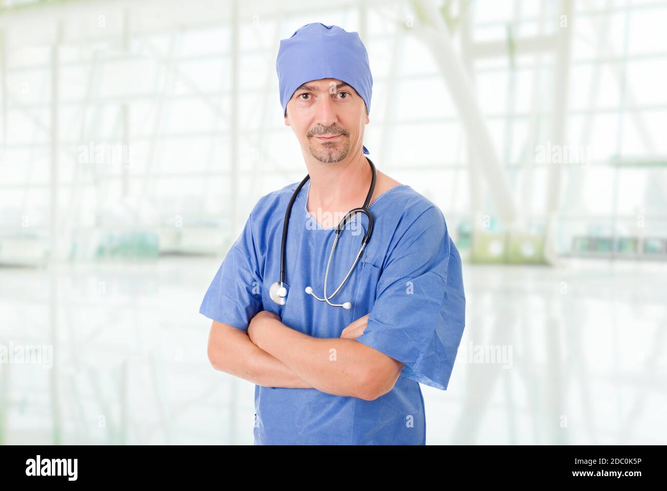 happy male doctor, at the hospital Stock Photo - Alamy