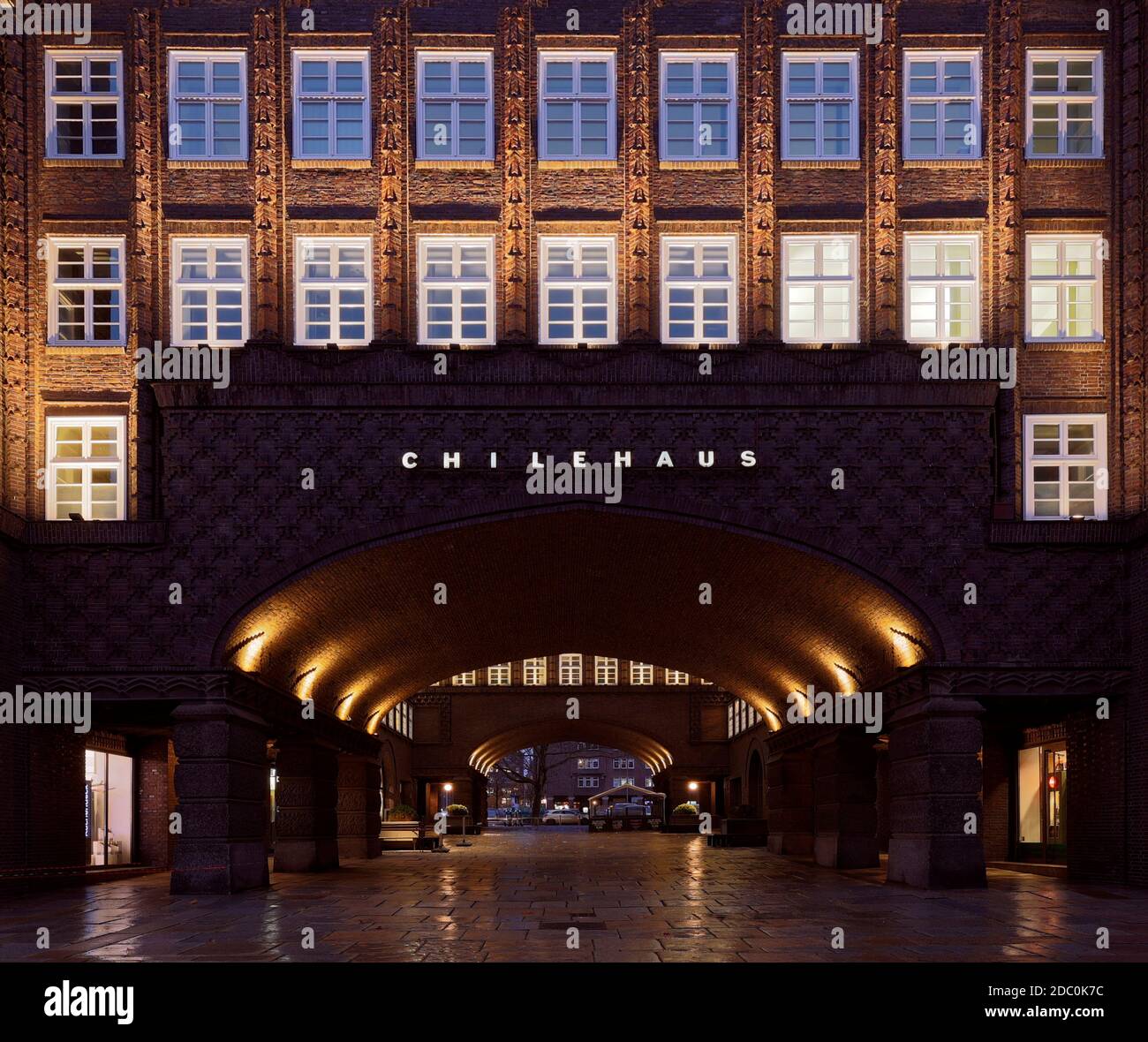 Chilehaus building in Kontorhausviertel area (UNESCO World Heritage ...