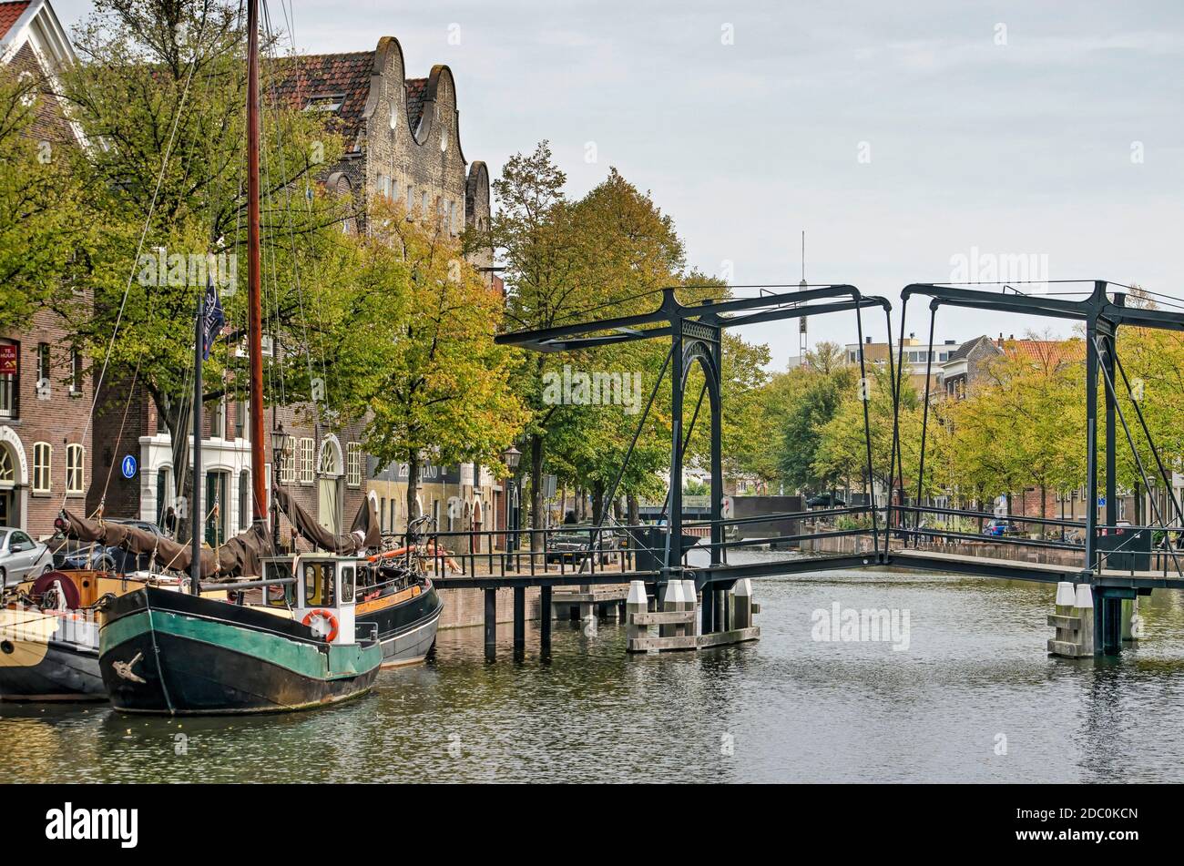 Schiedam, the Netherlands, September 16, 2020: historic sailboat and ...