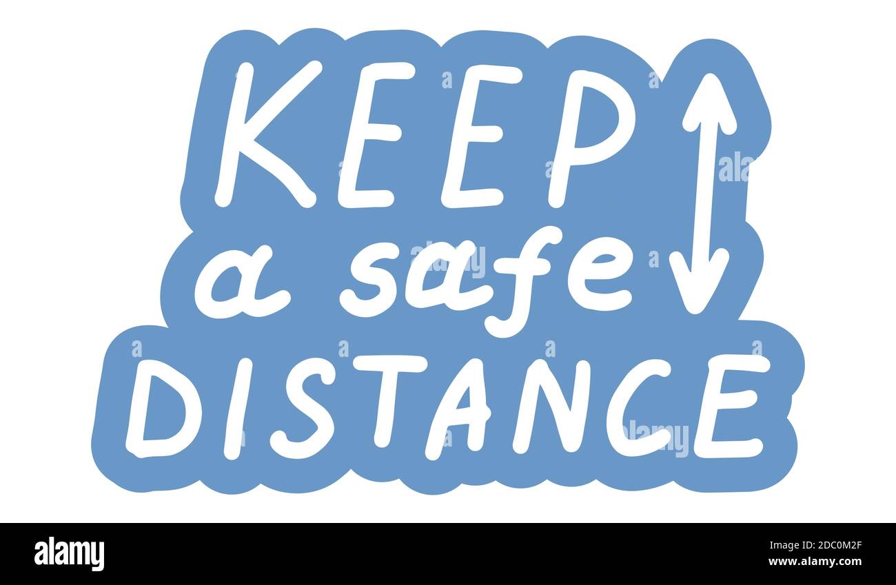 Keep a safe distance. Coronavirus, covid-19 protection concept ...