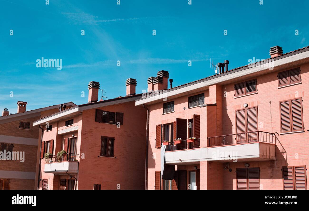 Traditional italian chimneys hi-res stock photography and images - Alamy