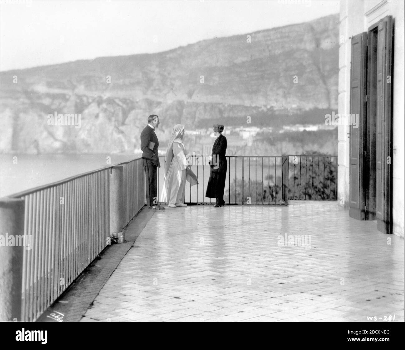 Director HENRY KING LILLIAN GISH and F. MARION CRAWFORD's SISTER at the ...