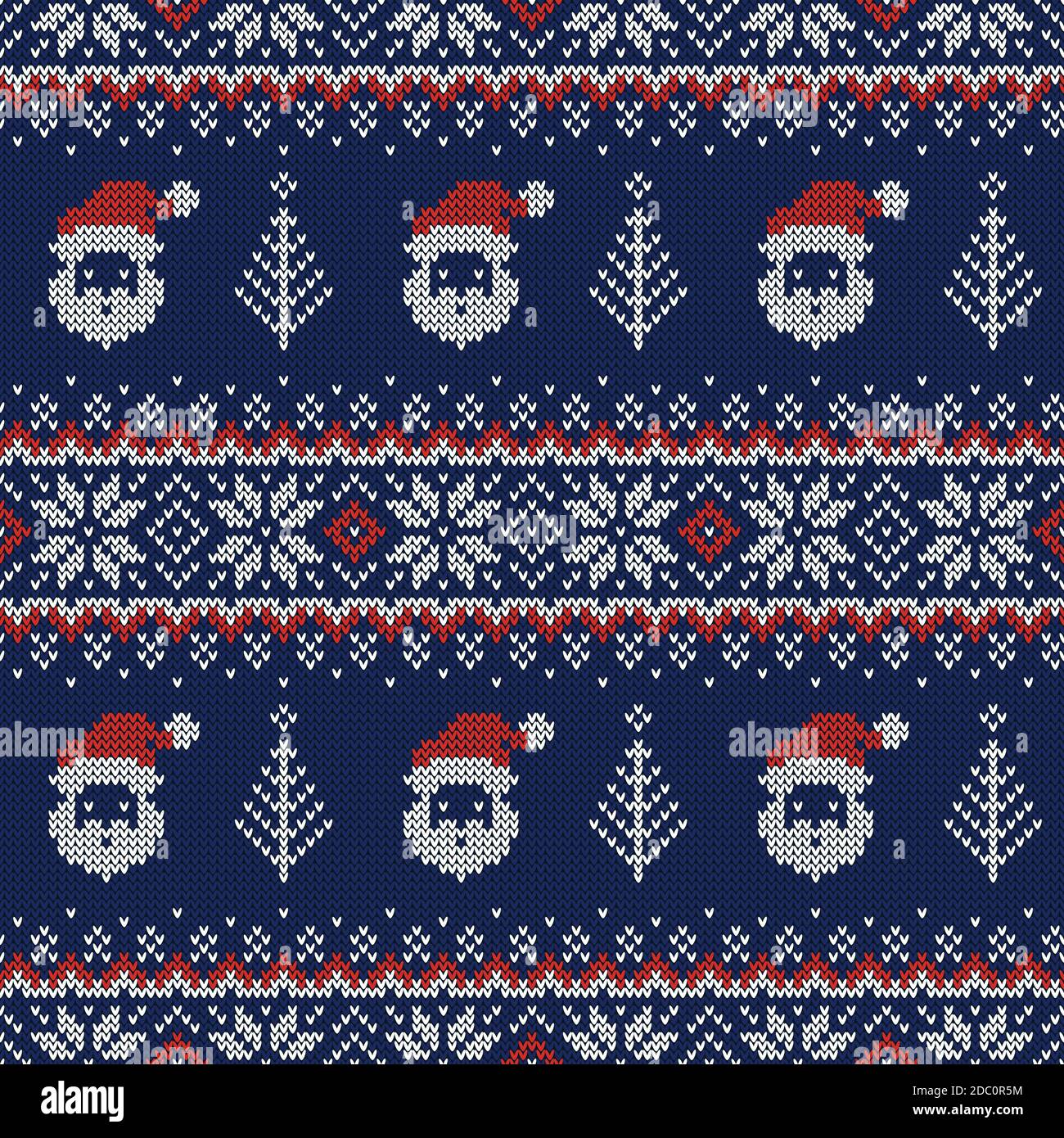 Cute blue christmas sweater Stock Vector Images - Alamy