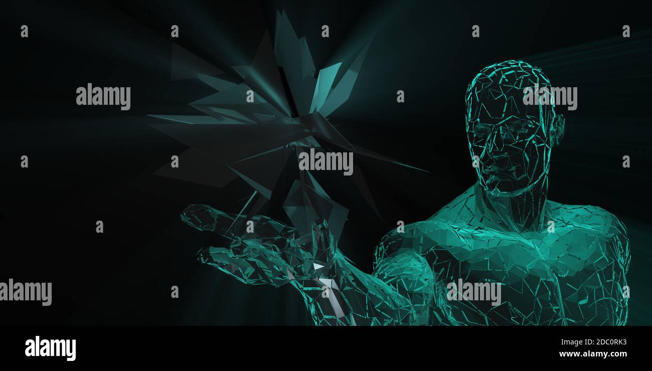 Creative Technology Idea and Digital Lifestyle Background Stock Photo ...