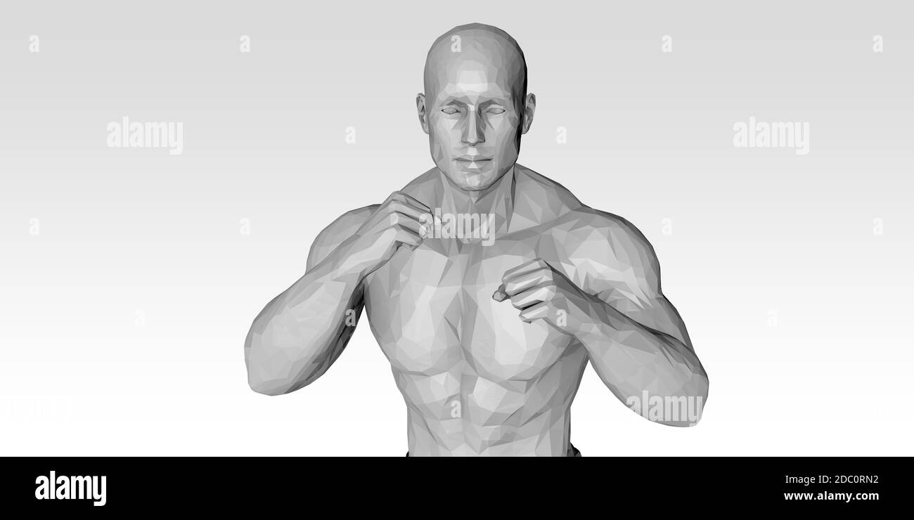 Virtual Reality Fitness Training Workout of the Future Stock Photo - Alamy