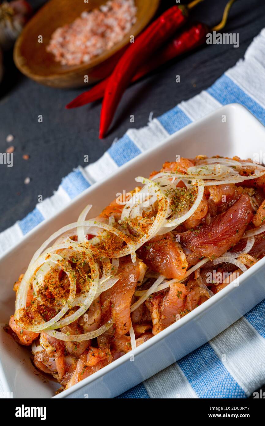 Seasoned greek gyros hi-res stock photography and images - Alamy